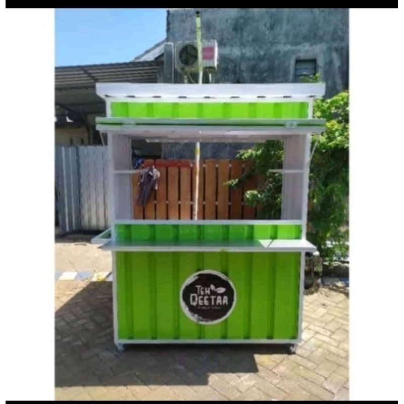 Jual booth container booth dagang booth kontainer custom ukuran ...