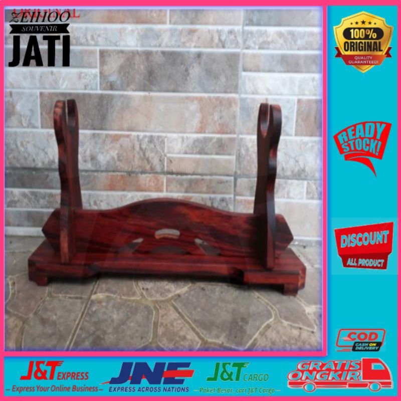 Jual Stand pedang kayu sono keling - kake katana | Shopee Indonesia