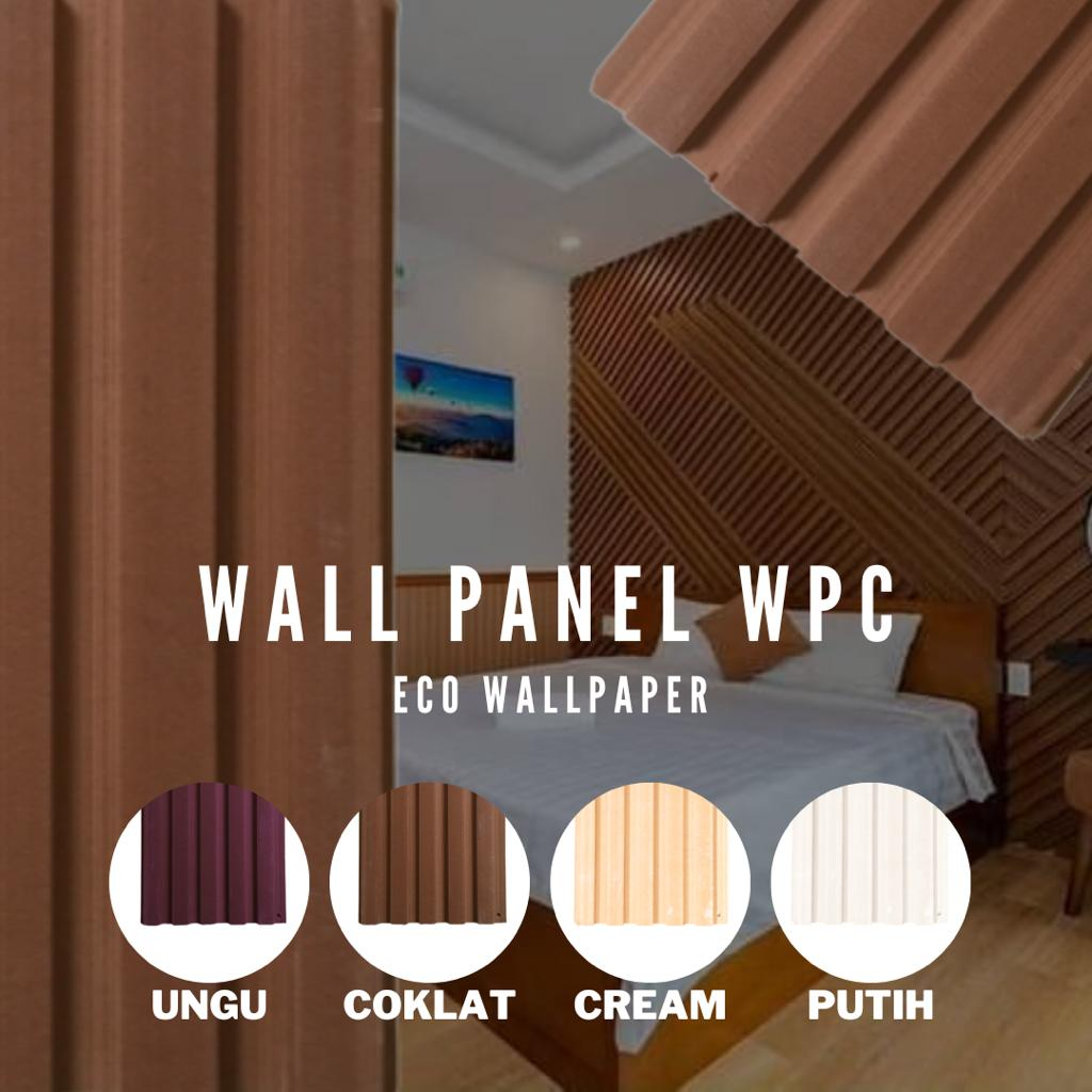 Jual Wall Panel WPC Wallpanel Woodpanel WPC Wood Panel Polos Putih ...