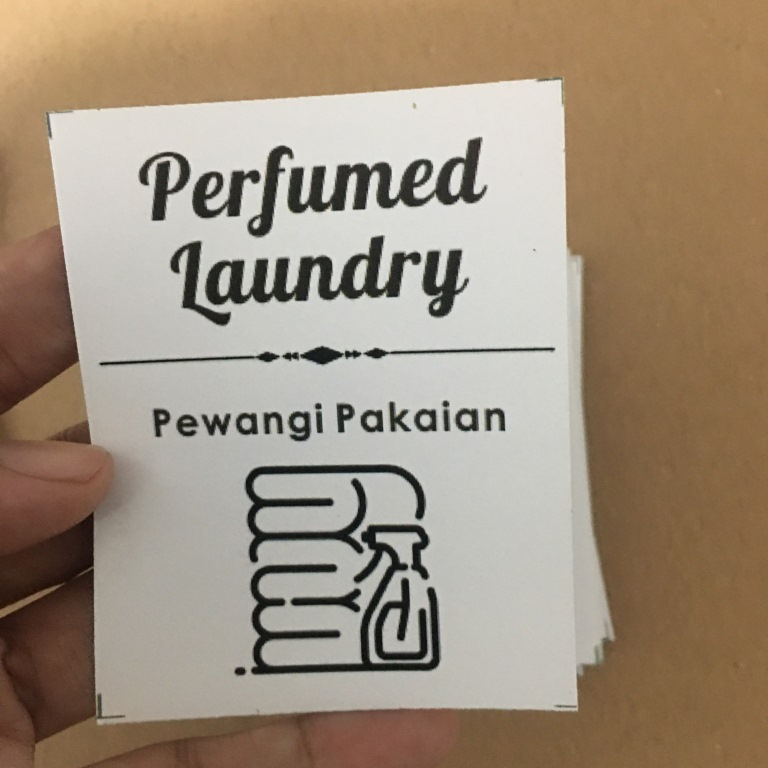 Jual Stiker Label Sabun Waterproof detergen sampho laundry pencuci ...