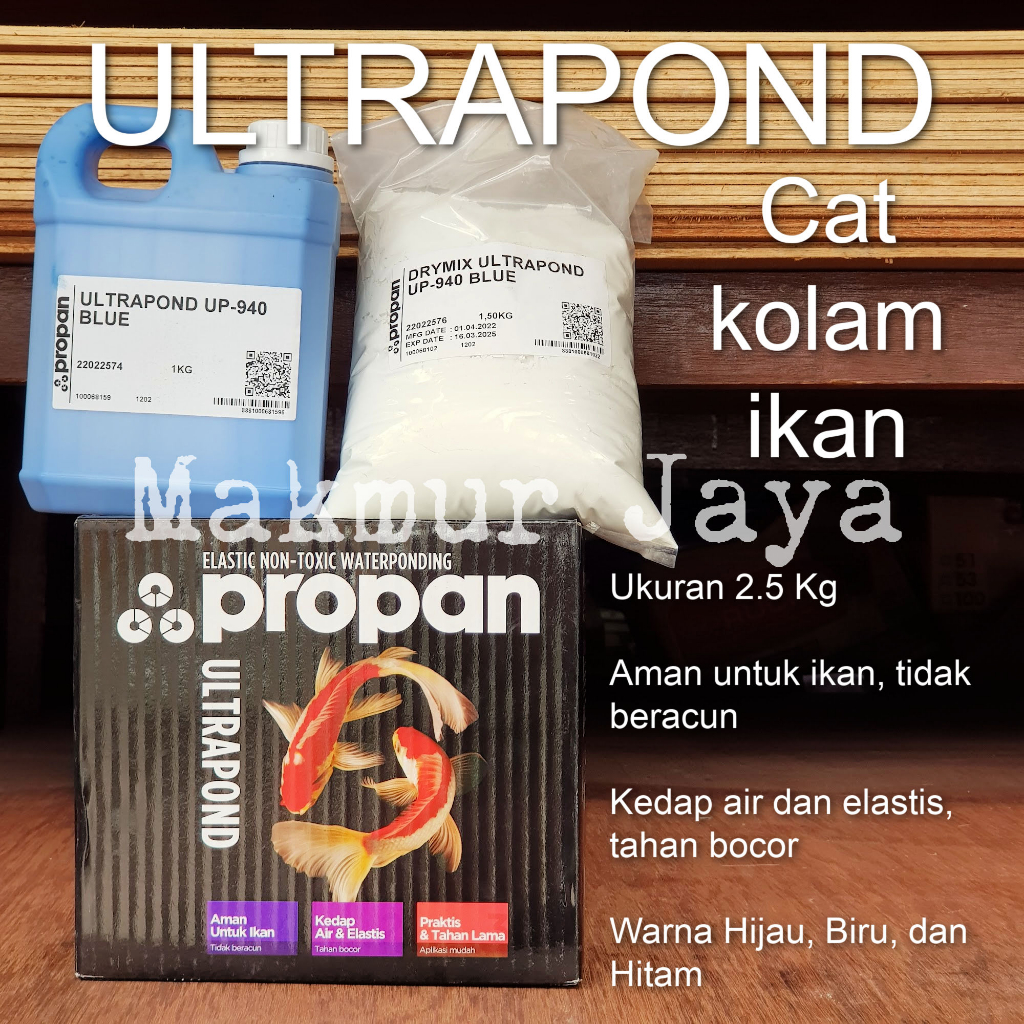 Jual Propan Ultrapond Cat Kolam Ikan 2.5Kg | Shopee Indonesia