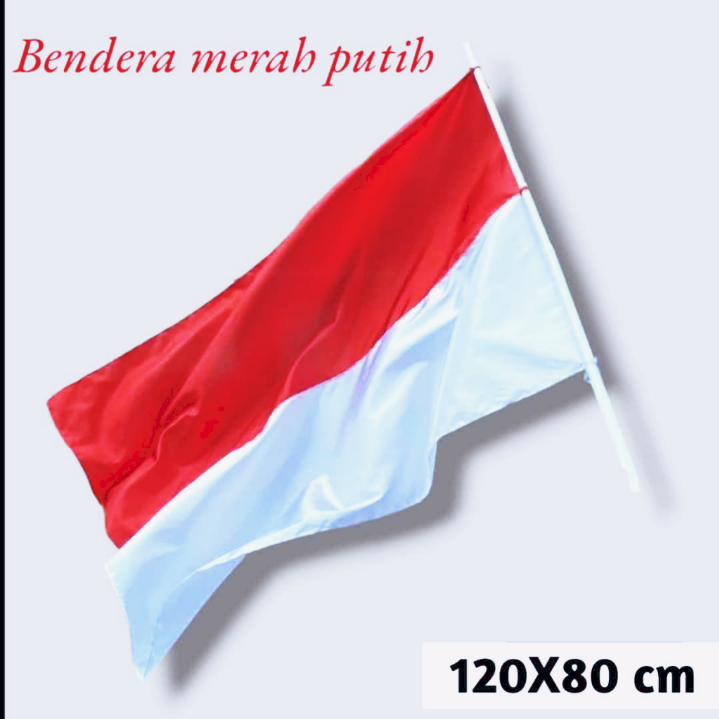 Jual Bendera merah putih 120 x 80 / Bendera merah putih jumbo | Shopee ...