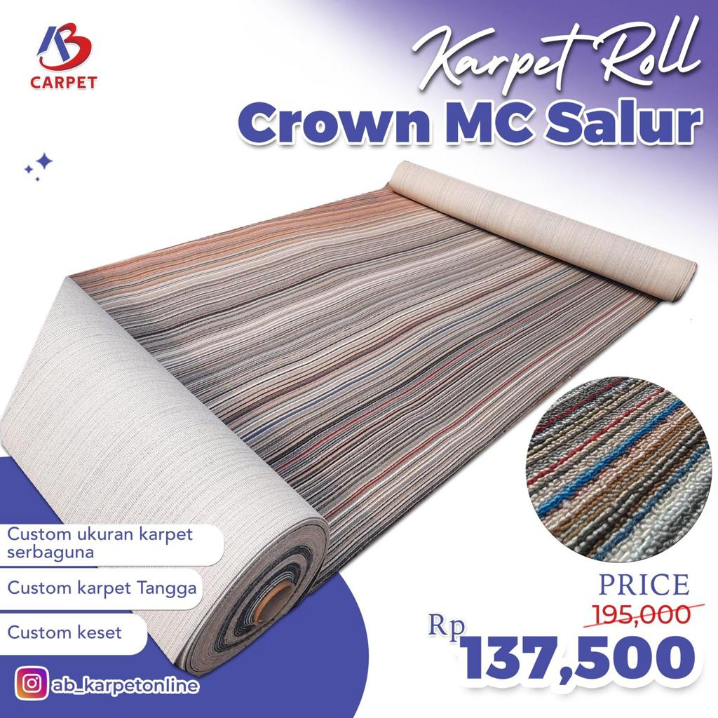 Jual Karpet Crown MC Salur/ Karpet Roll motif salur / Karpet kantor ...