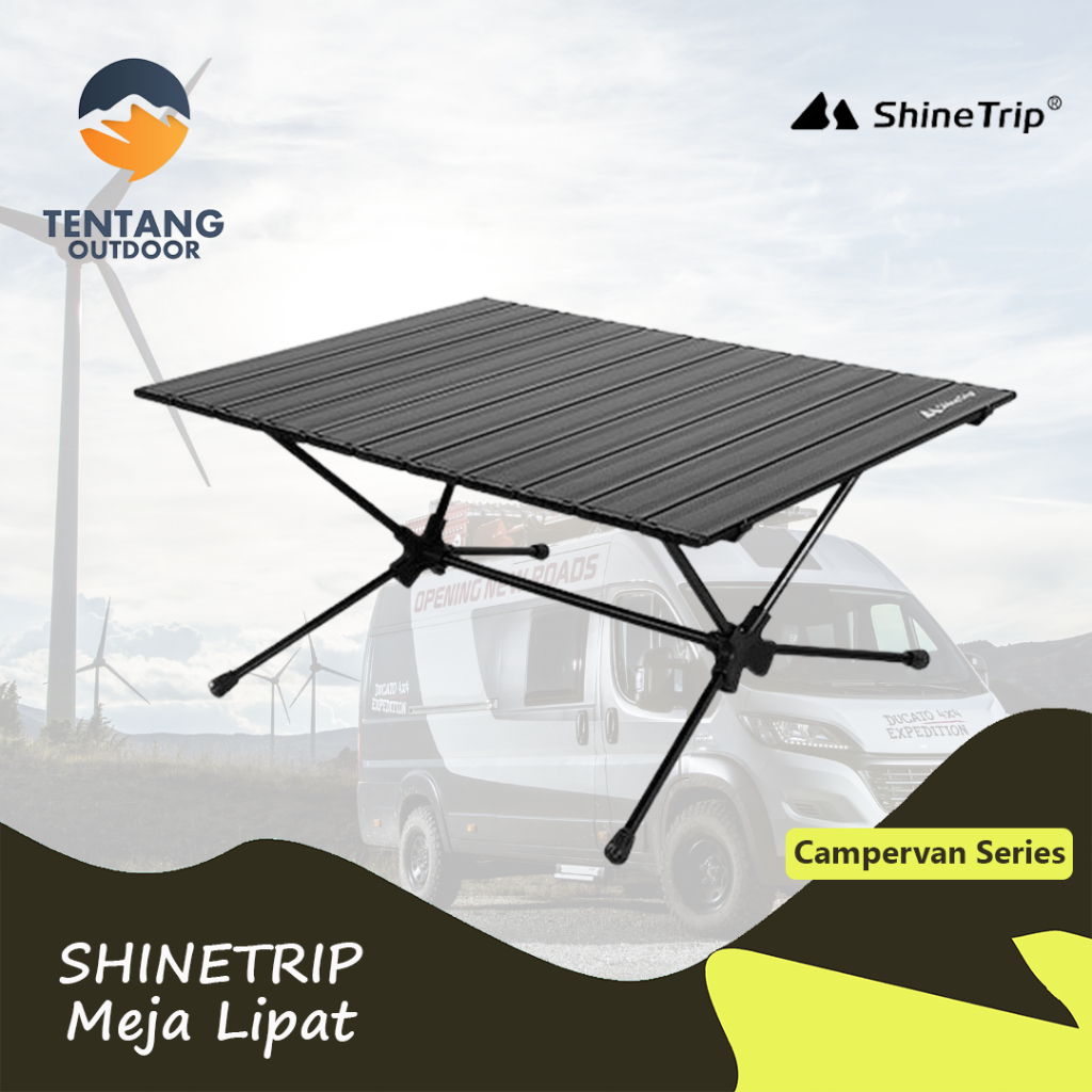 Jual SHINETRIP Meja Lipat Aluminium Portable Meja Camping Campervan ...