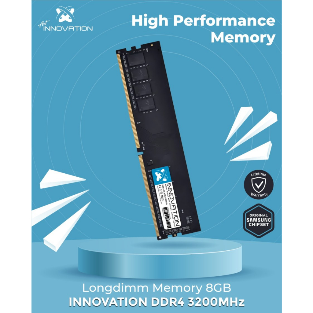Jual RAM PC Innovation DDR4 8gb 16gb 3200Mhz PC25600 Longdimm Memory ...