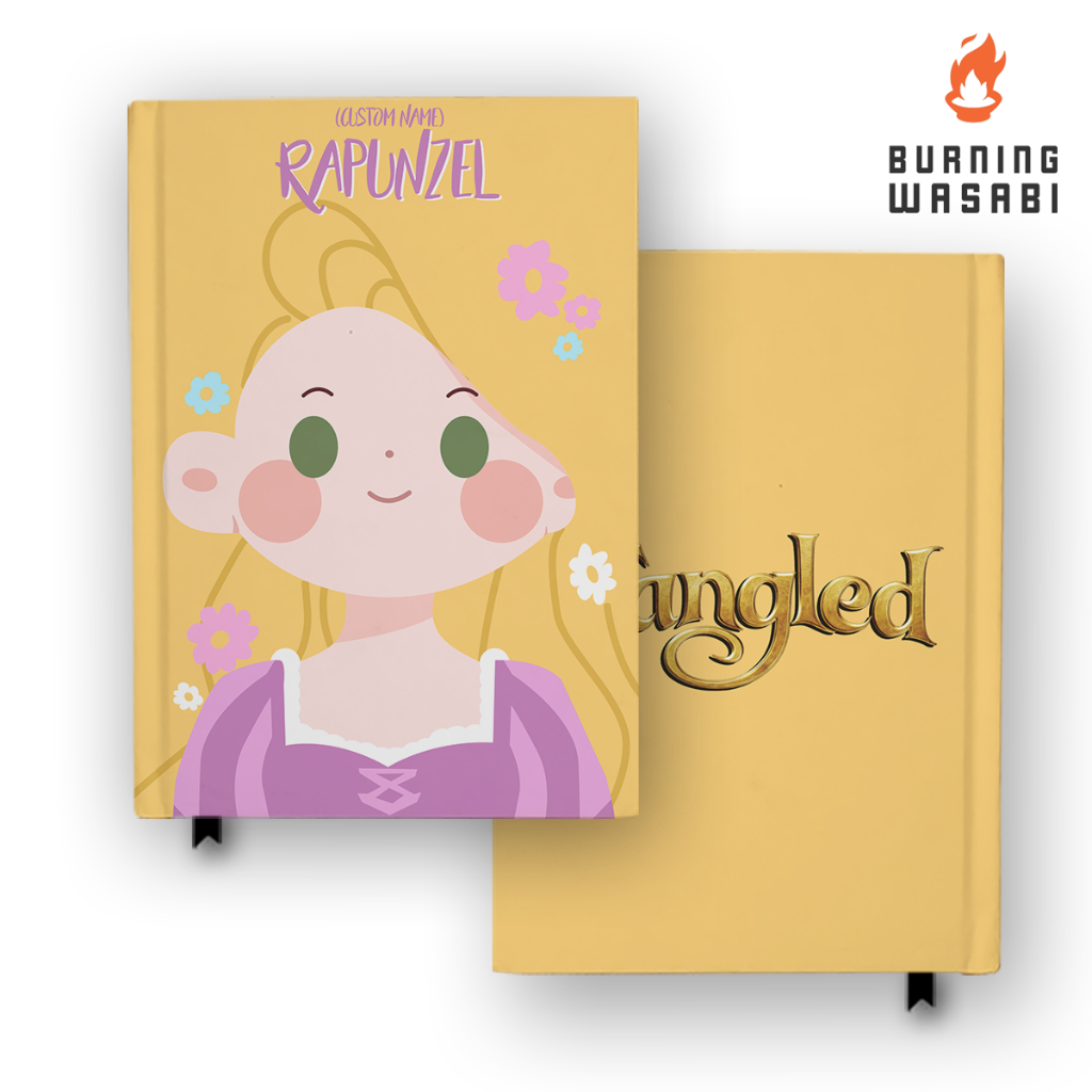 Jual Buku Catatan Notebook Rapunzel Tangled 7 Custom Nama Agenda Jurnal ...