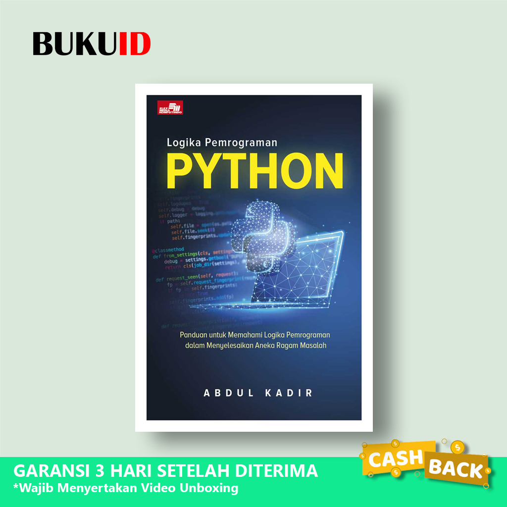 Jual Buku Logika Pemrograman Python Abdul Kadir Shopee Indonesia 