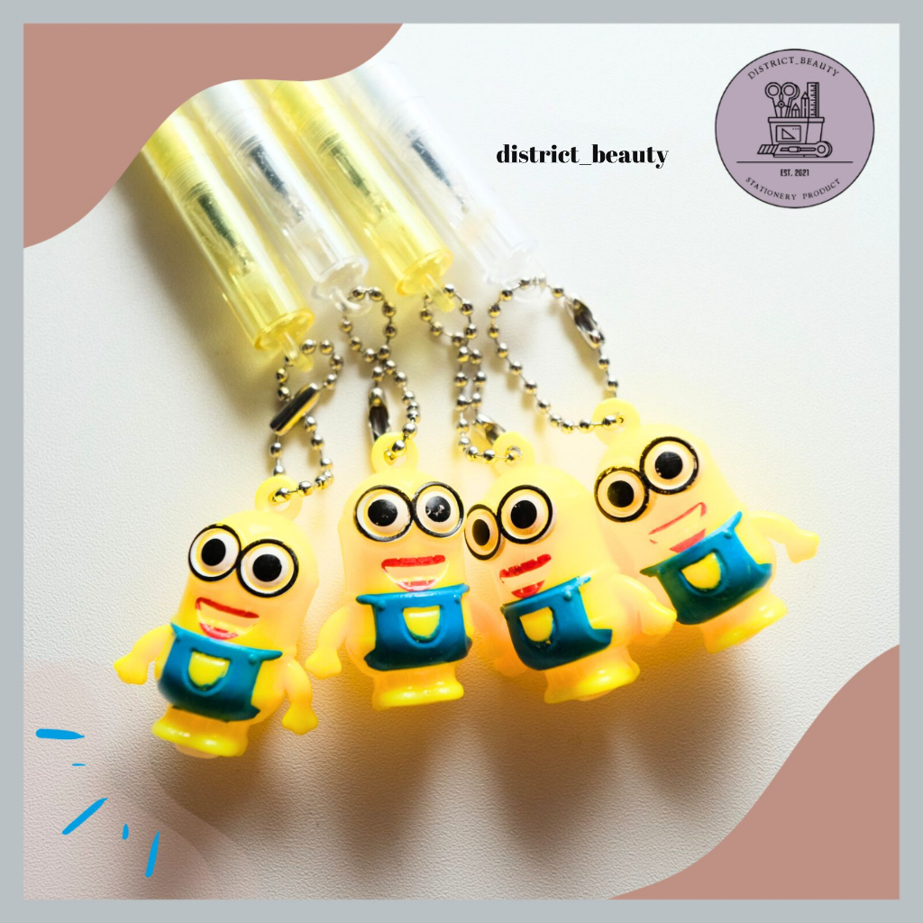 Jual PULPEN GANTUNGAN MINION PEN GANTUNG MINIATUR MINION 3D PULPEN ...