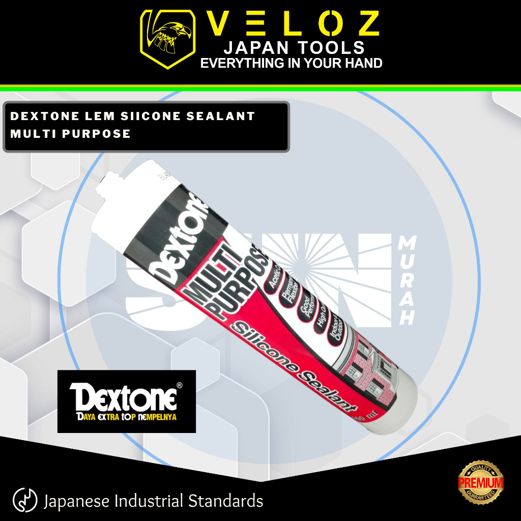 Jual DEXTONE LEM SILICONE SEALANT MULTI PURPOSE 300ml (warna bisa tulis di note pesanan ...