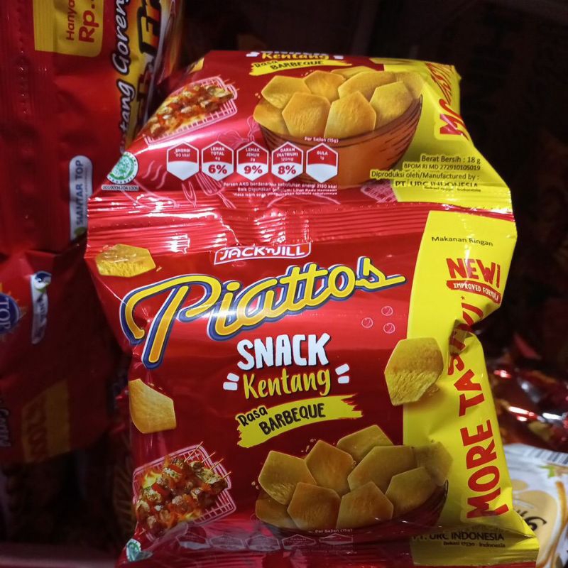 Jual PIATOS RASA BARBEQUE RENCENG ISI 10|PIATTOS | Shopee Indonesia