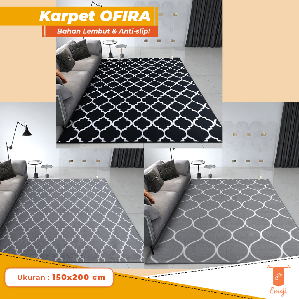 Jual Karpet Lantai Permadani 150x200 cm Ofira Karpet Super Lokal Carpet ...