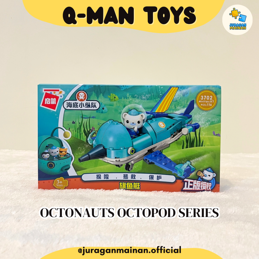 Jual QMAN TOYS Octonauts Octopod - Bricks Blocks 116 pcs Mainan edukasi ...