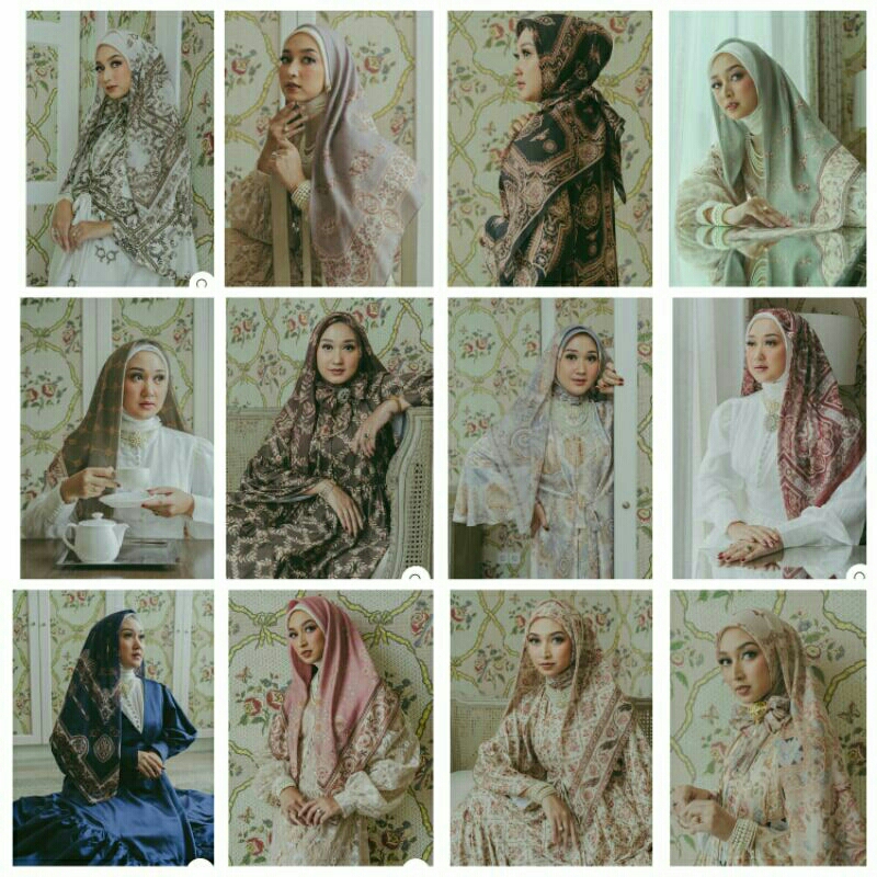 Jual THE MADAME scarf anais beatrix brigitte chloe eleanor gabrielle ...
