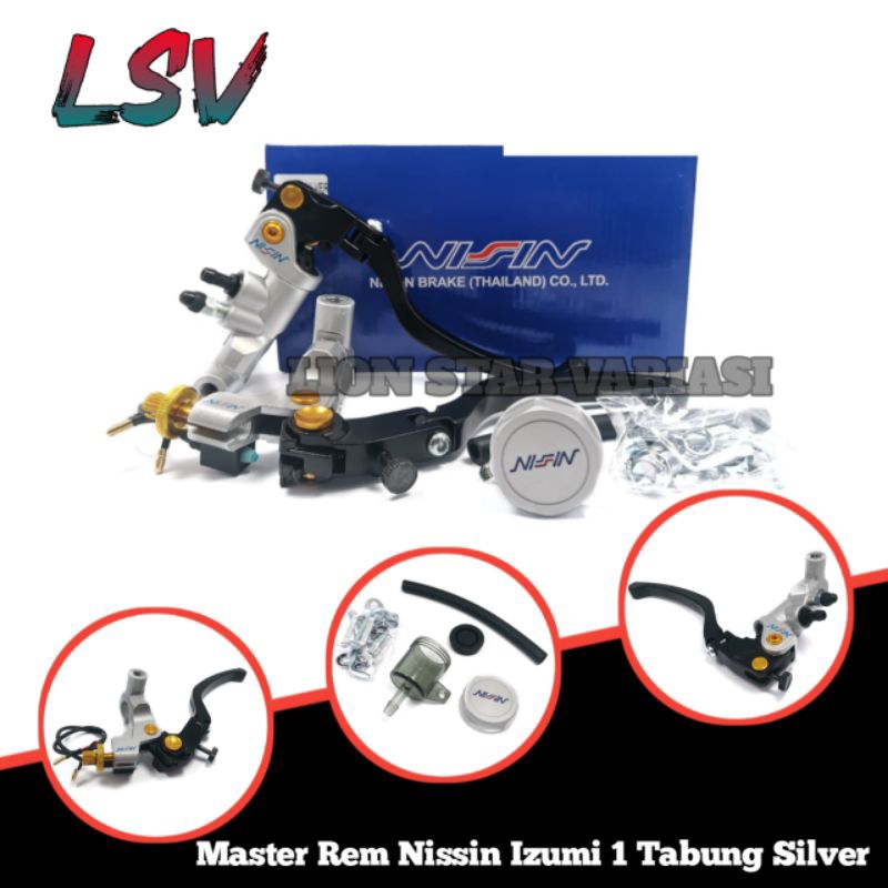 Jual MASTER REM NISSIN FULL CNC SET HANDLE KIRI KANAN 1 TABUNG ...