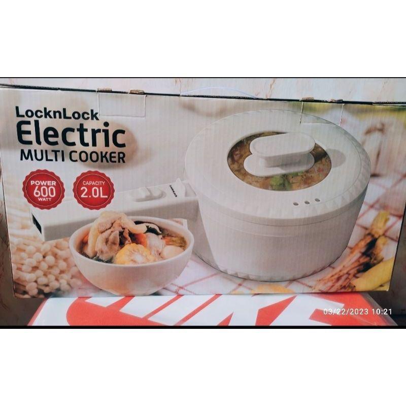 Jual Electric Multi Cooker Lock n Lock original / Electric Multi Cooker ...