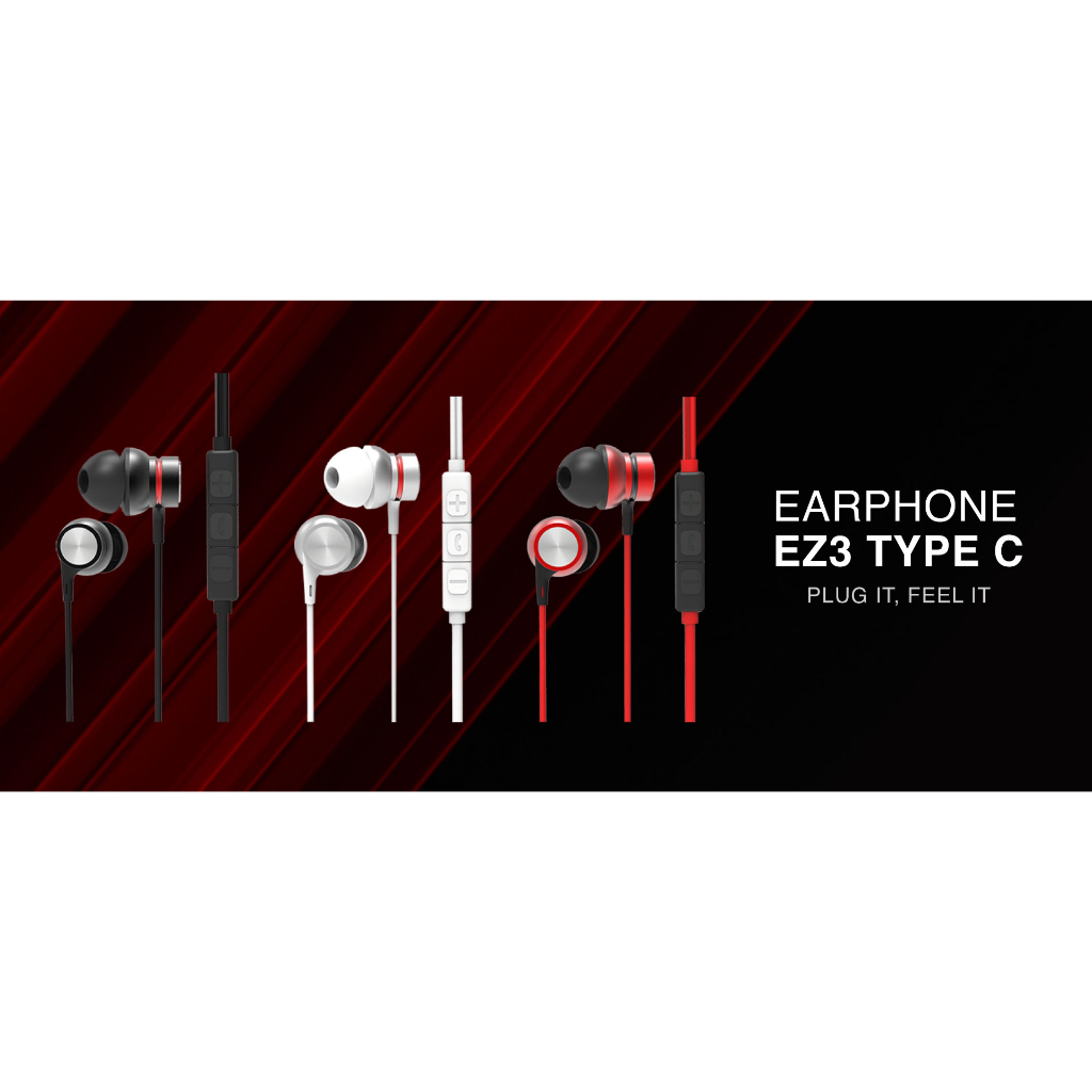 Jual EARPHONE REXUS EZ3 (USB TYPE C) | Shopee Indonesia