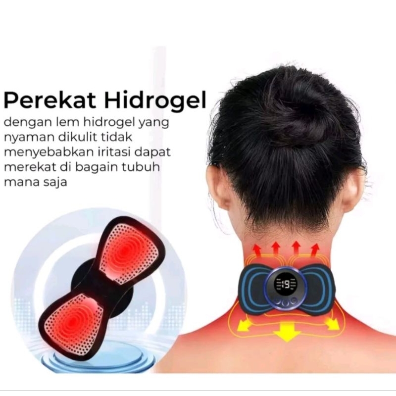 Jual Alat Terapi Pijat Leher Badan Mini Pad Mat Elektrik | Shopee Indonesia