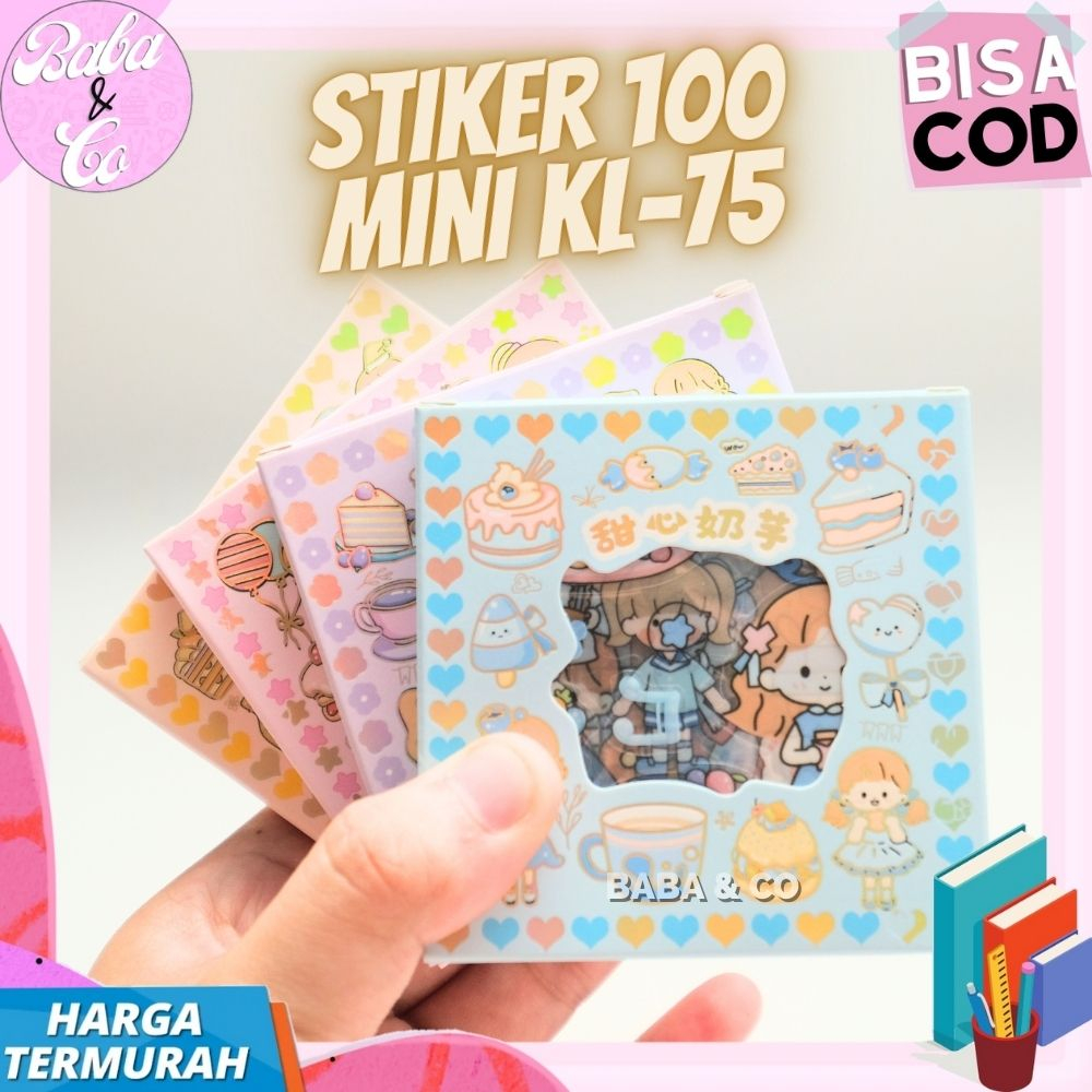 Jual STIKER 100 MINI KL-75 PAKET STIKER BOX KECIL ISI 100 LEMBAR KL 75 ...