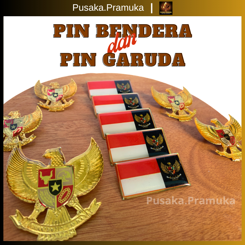 Jual Pin Bros Garuda dan Bendera Untuk Paskibra, PNS, dan Pramuka Bahan ...