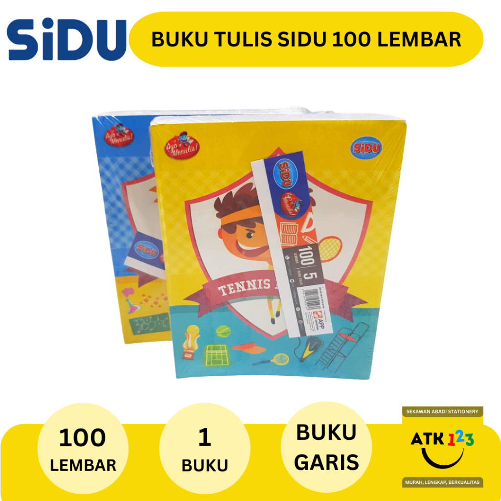 Jual SIDU Buku Tulis Sinar Dunia / SIDU isi 100 lembar | Shopee Indonesia