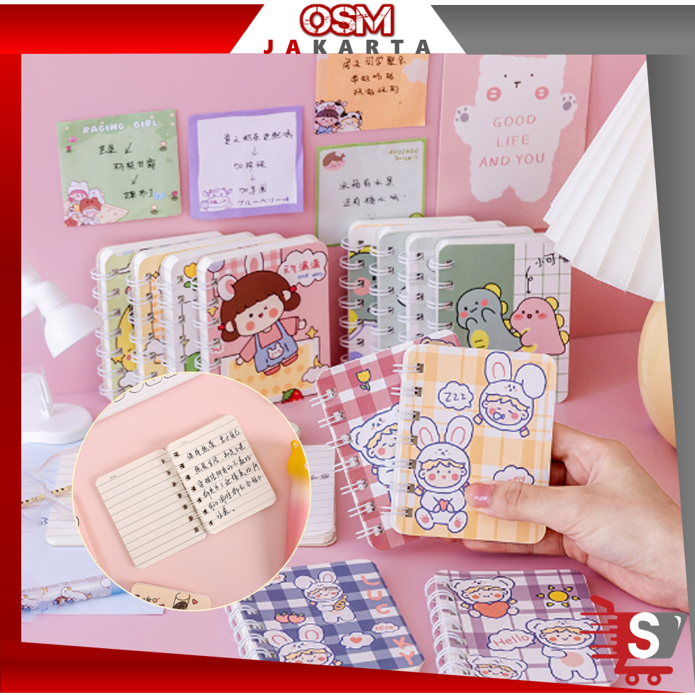 Jual OSM JKT B5865 Buku Catatan Kecil Notebook Ring Motif / Notebook ... Jual OSM JKT B5865 Buku Catatan Kecil Notebook Ring Motif / Notebook ...