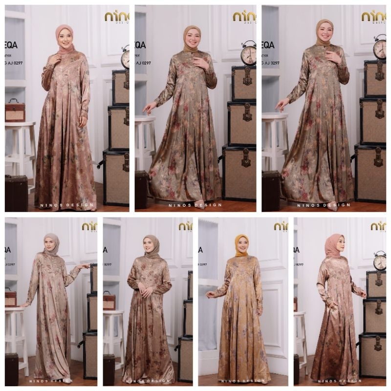 Jual ZEQA Dress SY G AJ 0297 ori Ninos Design | Shopee Indonesia