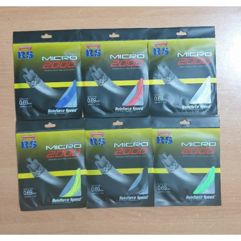 Jual SENAR BADMINTON RS SUPER MICRO 2000. ORIGINAL | Shopee Indonesia