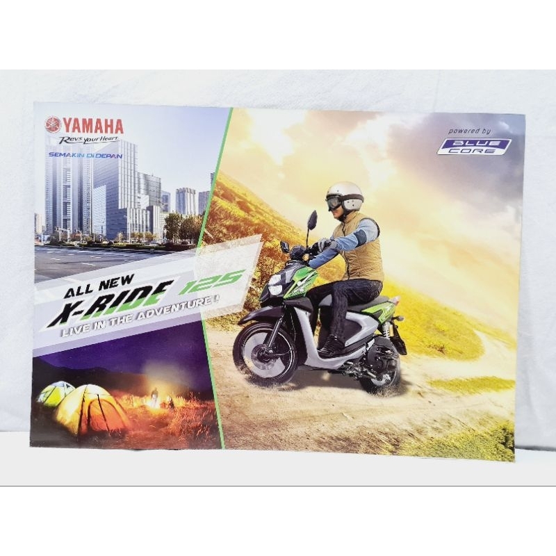 Jual Brosur Motor YAMAHA X-RIDE 125 ORI | Shopee Indonesia