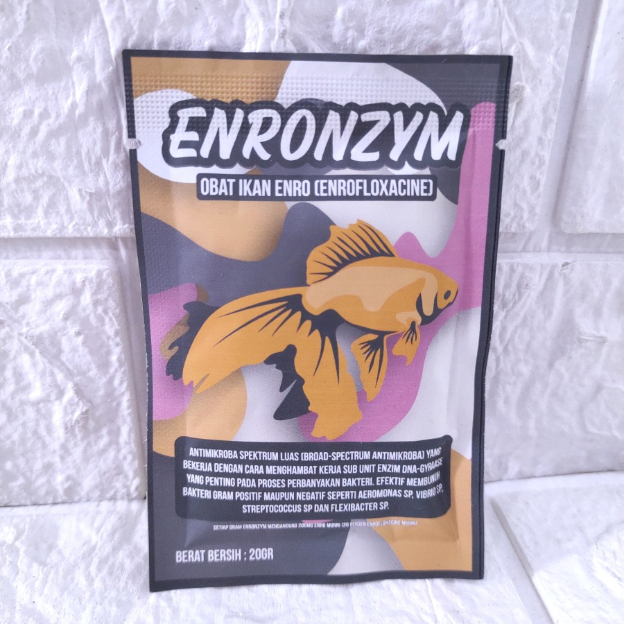 Jual Obat ikan enro merk ENRONZYM enrofloxacine enrofloksasin infeksi ...