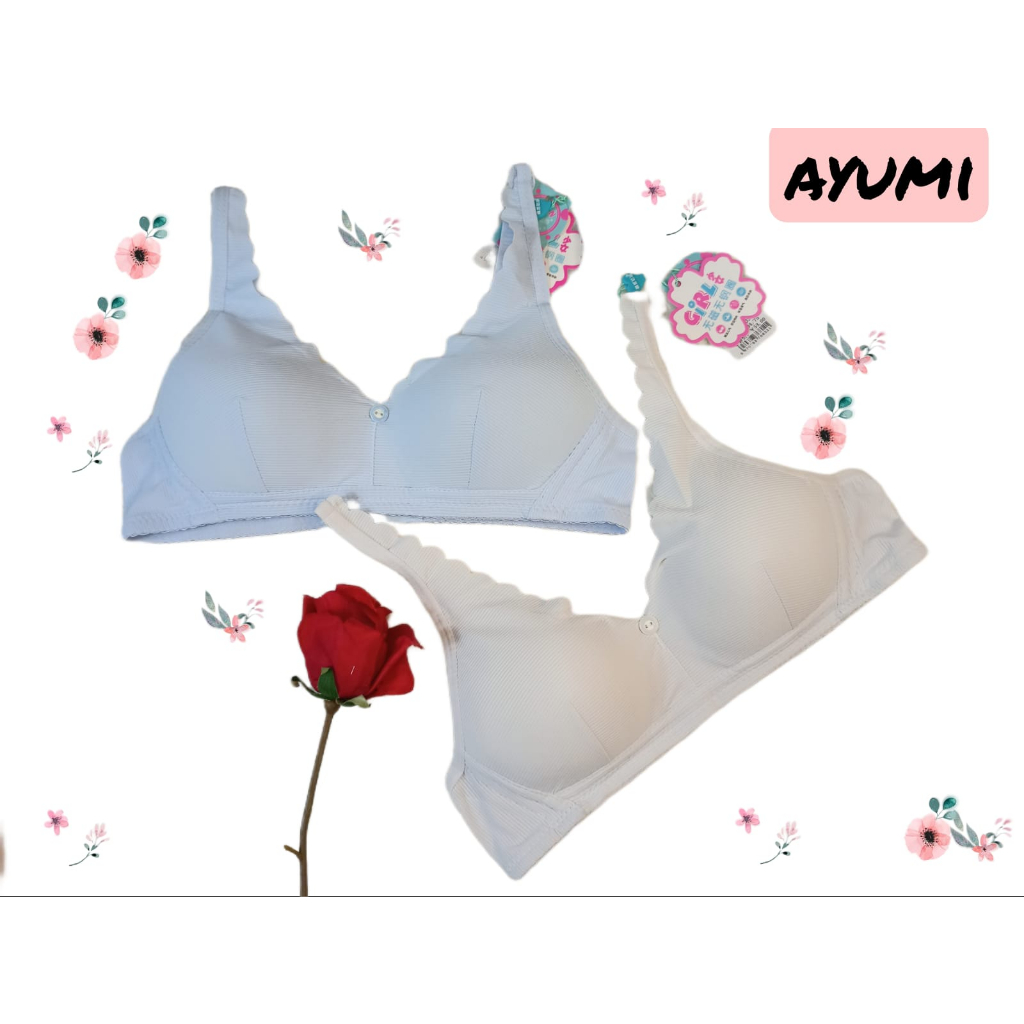 Jual Bra Remaja / BH Busa Tipis Tanpa Kawat / Bra Push Up Bra / QGN 785 ...