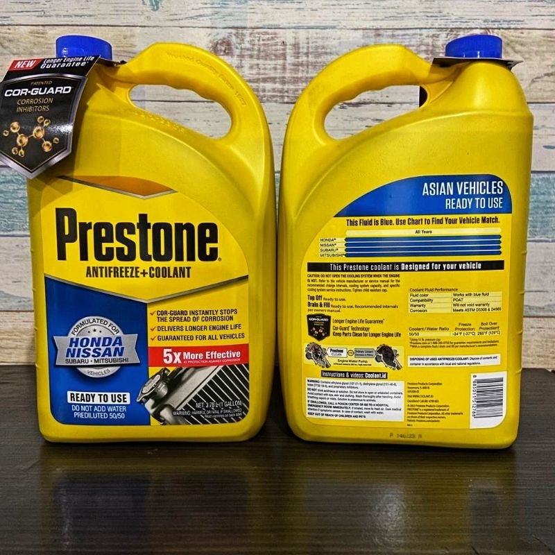 Jual Prestone Air Radiator Biru 50/50 Anti Freeze Coolant 3,78 Liter ...