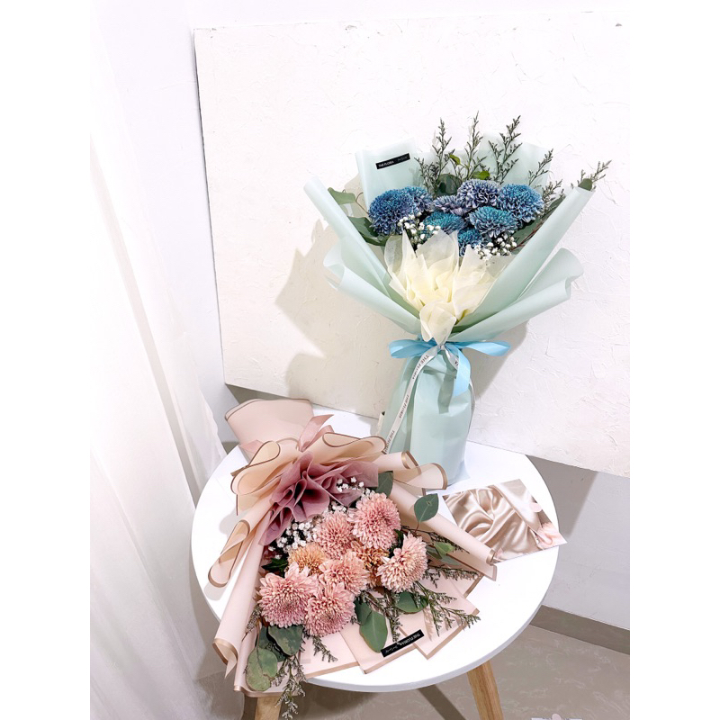 Jual GOMPIE BOUQUET - FRESH FLOWER- Medium Bouquet Size | Shopee Indonesia