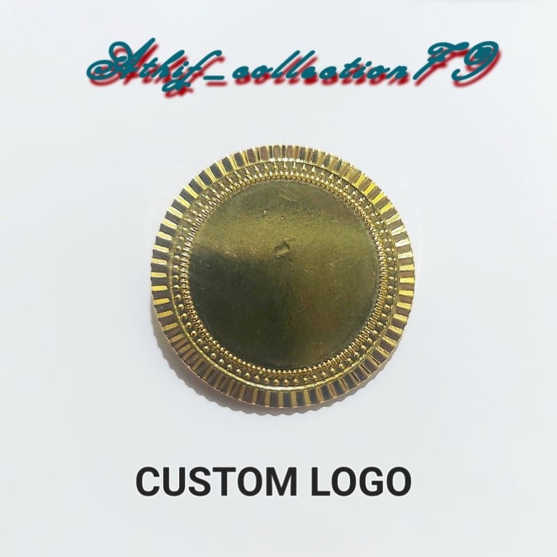 Jual Pin Gerigi Bulat Custom Logo Lencana Custom Logo Gerigi Bulat 3 ...