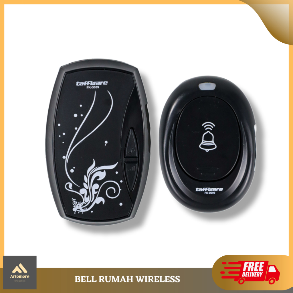 Jual Bel Pintu Rumah Wireless Doorbell Tanpa Kabel Nirkabel Waterproof ...