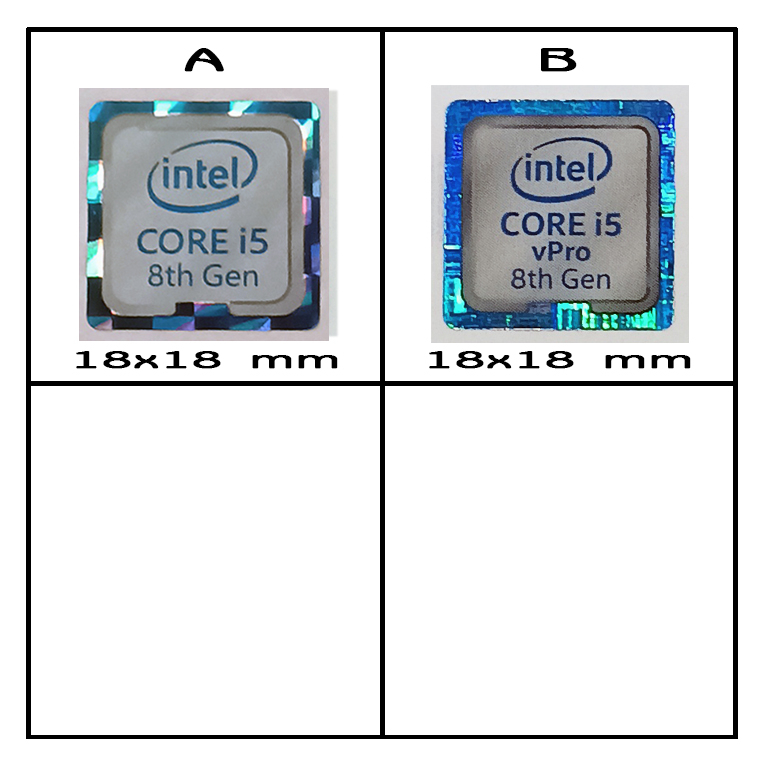 Jual Sticker Stiker Logo intel Core i5 Gen 8 Original | Shopee Indonesia