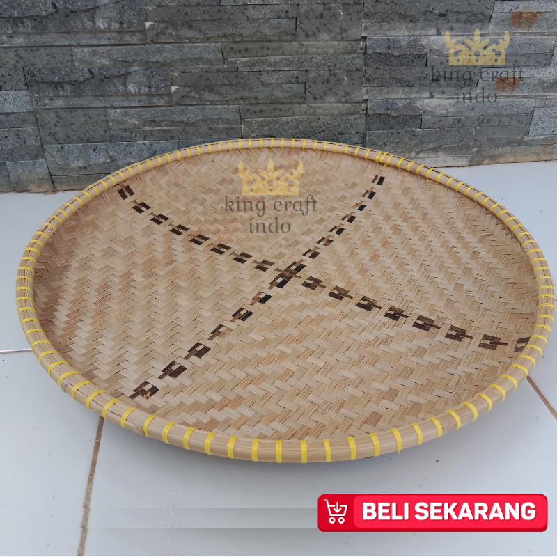 Jual Tampah Bambu Nyiru Besar 50-60 cm Nampan Anyaman Bambu Jumbo ...