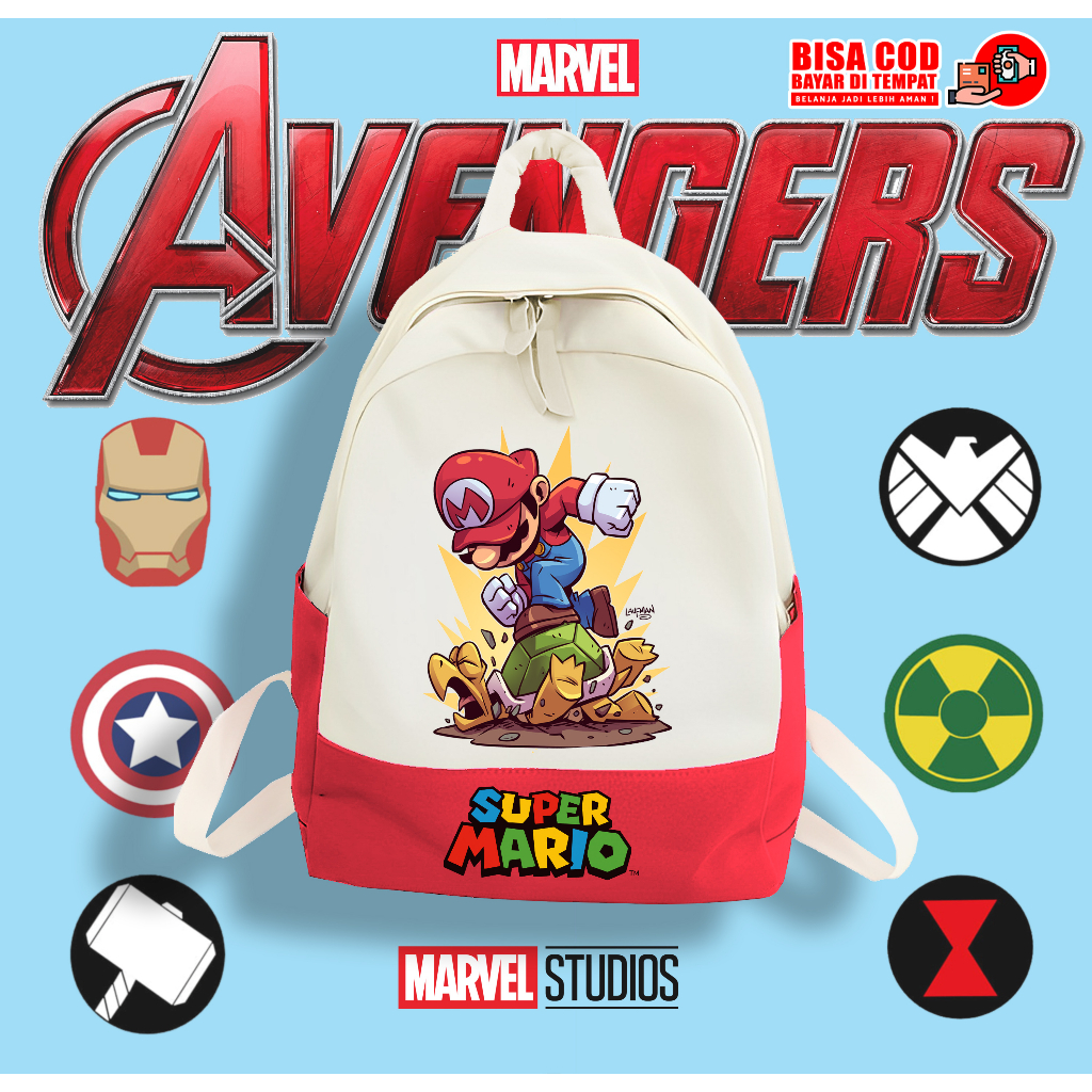 Jual Tas Anak Super Mario Bros / Ransel Anak Super Mario Bros | Shopee ...