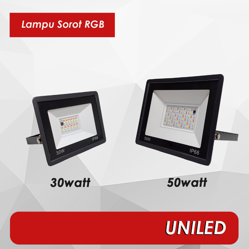 Jual Lampu Sorot LED RGB - lampu Sorot warna-wani 50w 30w | Shopee Indonesia
