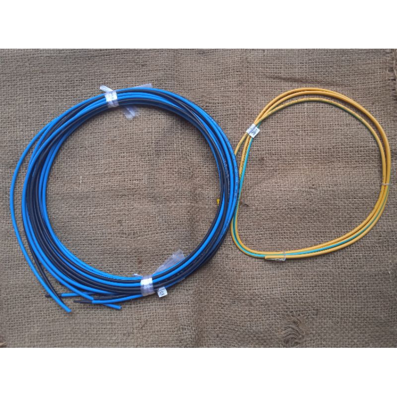 Jual Kabel Grounding (GND Cable) Yellow Green 6mm sq - Kabel Power Blue ...
