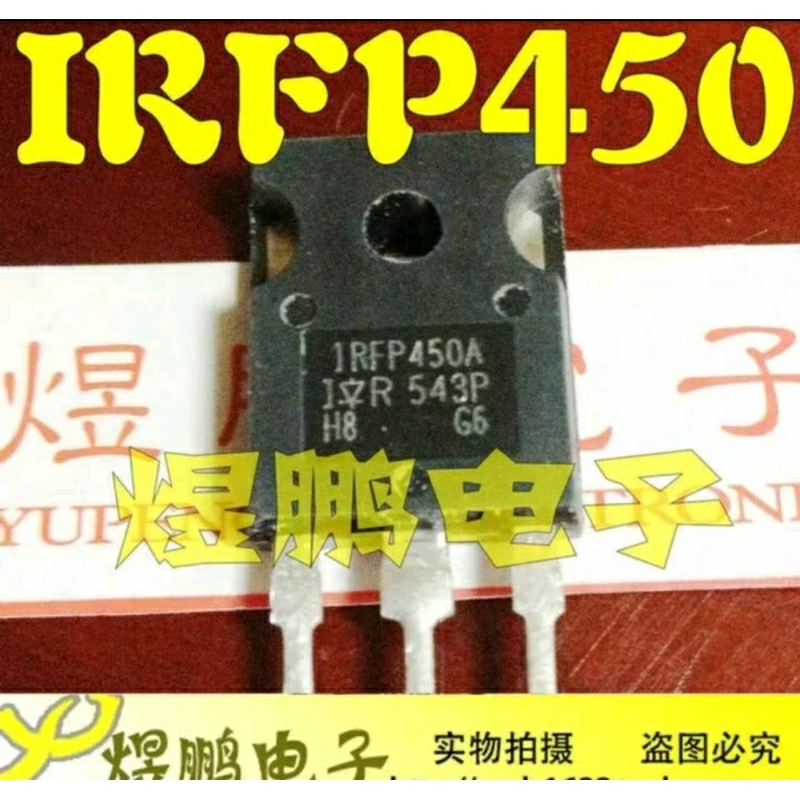 Jual Irfp450 Mosfet Irfp450 Original Irf450 IRFP 450 14A 500V Cabutan ...