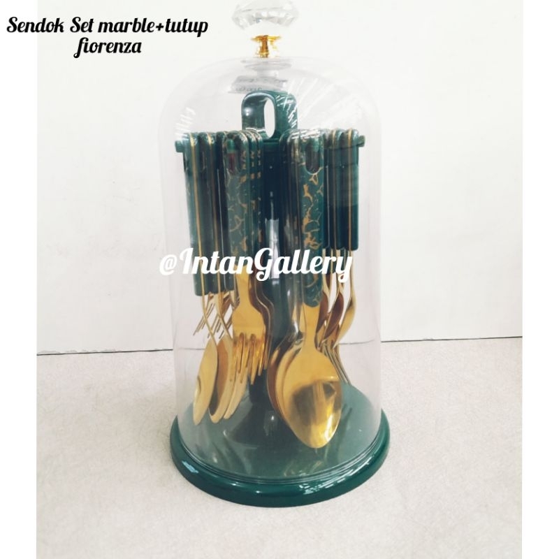 Jual Sendok set sendok garpu marble fiorenza | Shopee Indonesia