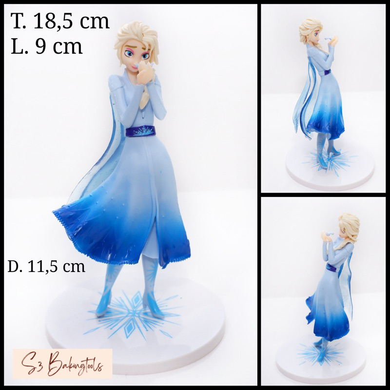 Jual Cake topper figure elsa frozen with bruni pajangan | Shopee Indonesia