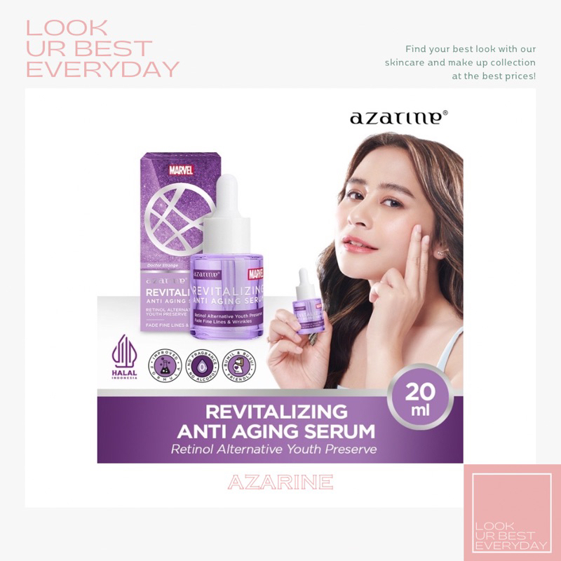 Jual AZARINE Revitalizing Anti Aging Serum 20 ml | Shopee Indonesia