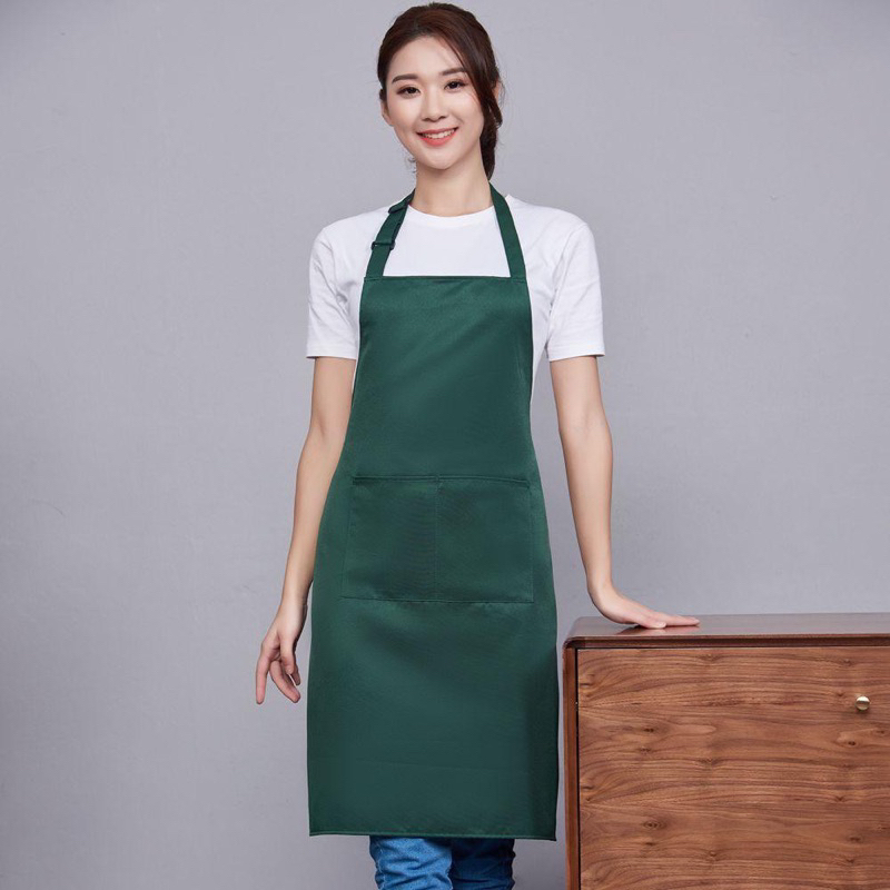 Jual Celemek Apron Barista Koki Celemek Masak Dapur Hijau | Shopee ...
