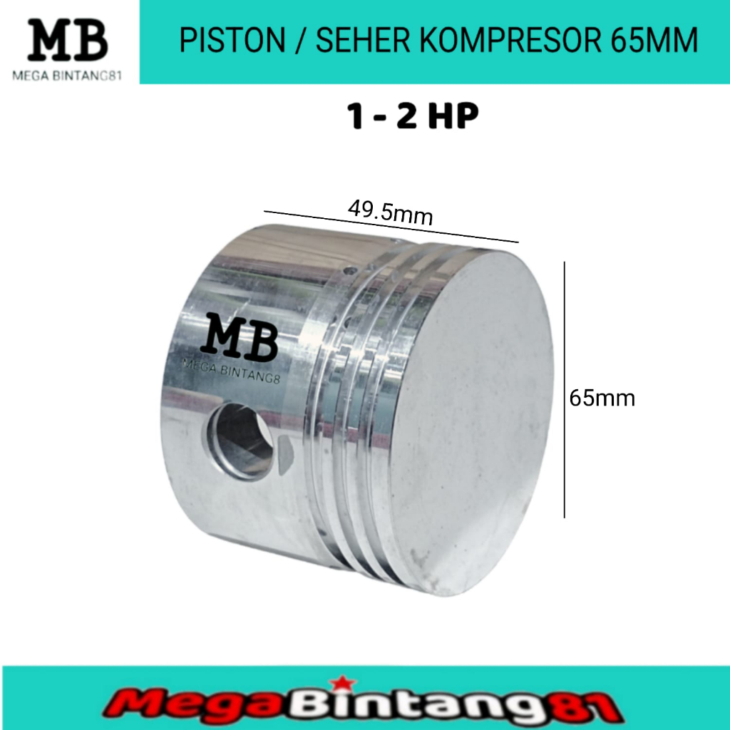 Jual piston kompresor 65mm piston kompresor angin seher kompresor seher ...
