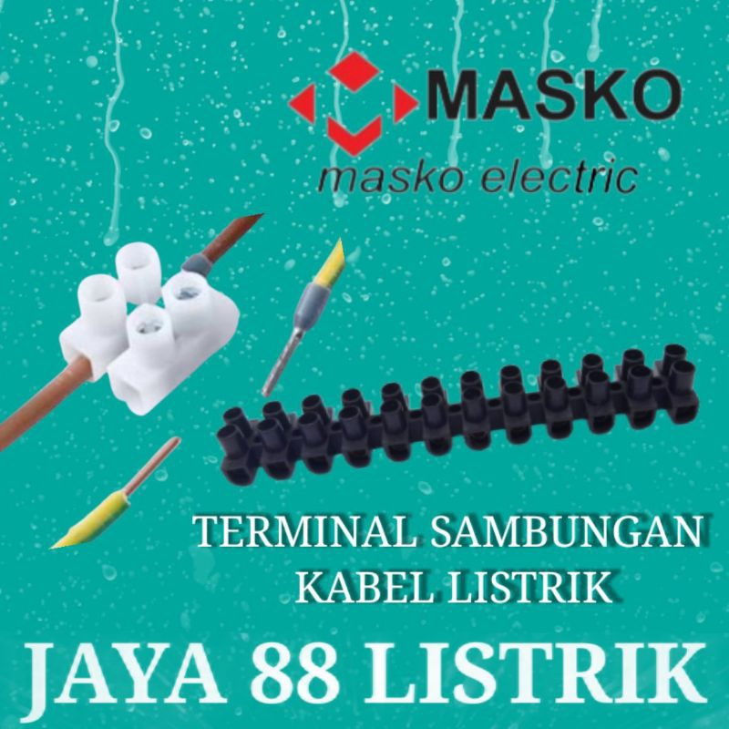 Jual TERMINAL SAMBUNGAN KABEL / TERMINAL BLOK MASKO SAMBUNGAN LISTRIK ...
