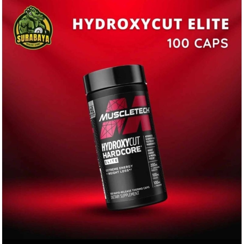 Jual Muscletech Hydroxycut Elite 100 Capsules Merah Hydro Hidroxicut ...