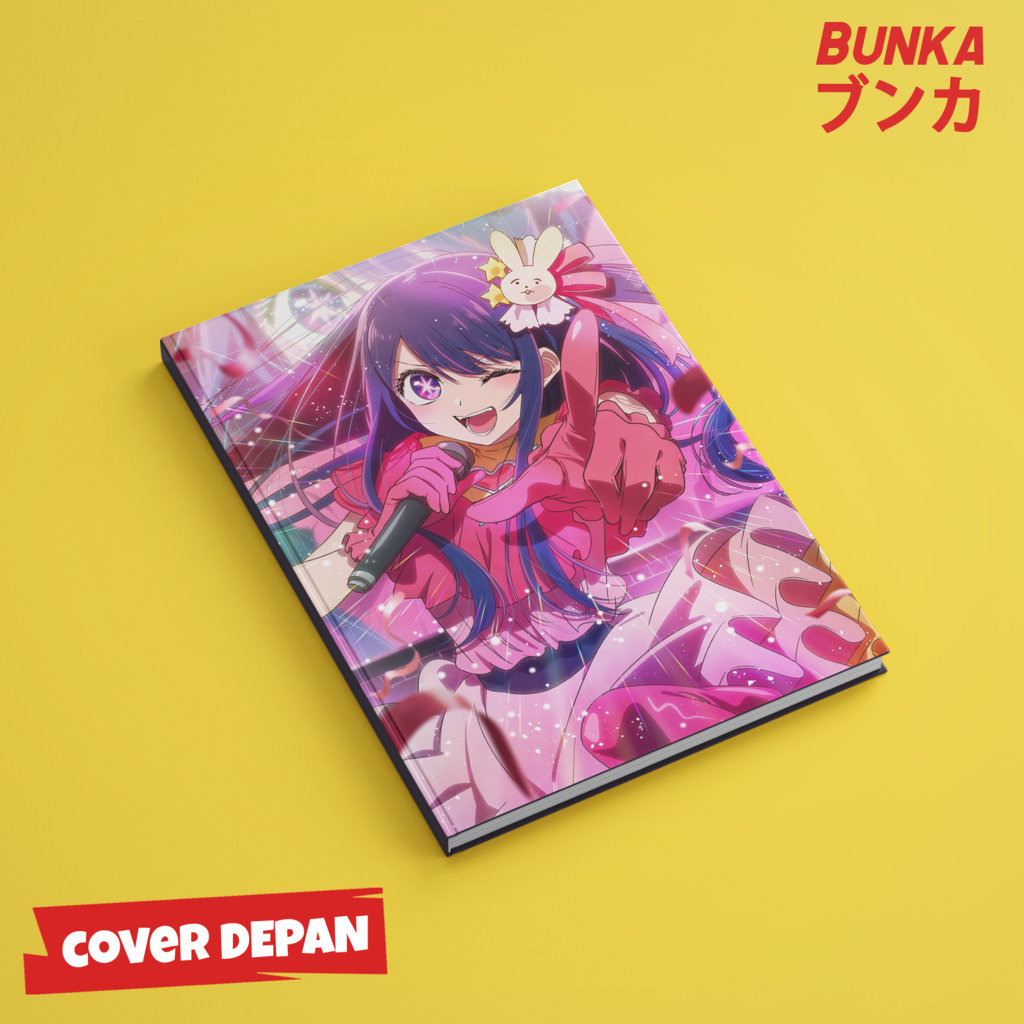 Jual Note Book Anime Oshi no Ko Ai Hoshino A Hardcover A5 Buku Tulis ...
