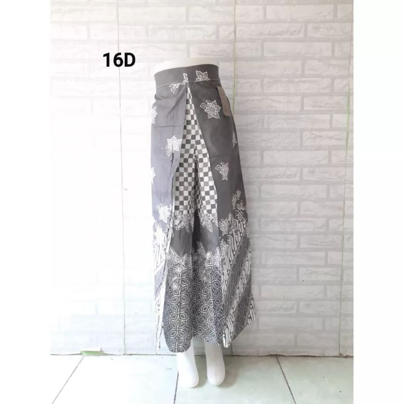Jual Celana kulot batik wanita model layer samurai murah all size fit L ...