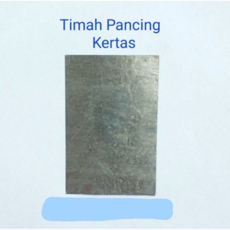 Jual Timah Pancing Model Kertas - Timah Lembar Daun Sobek | Shopee ...